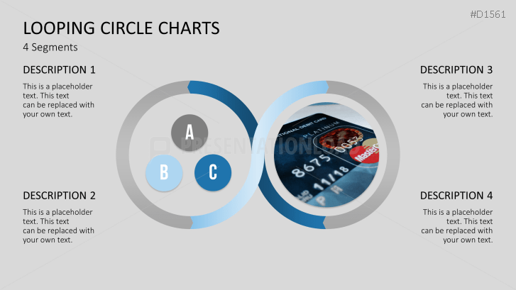 Circle Charts PowerPoint Template - Looping
