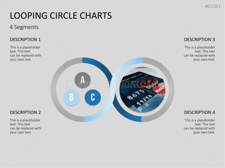 Circle Charts PowerPoint Template - Looping