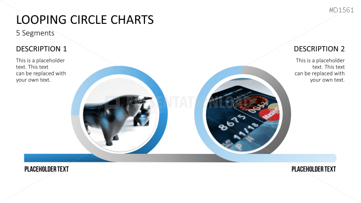 Circle Charts PowerPoint Template - Looping