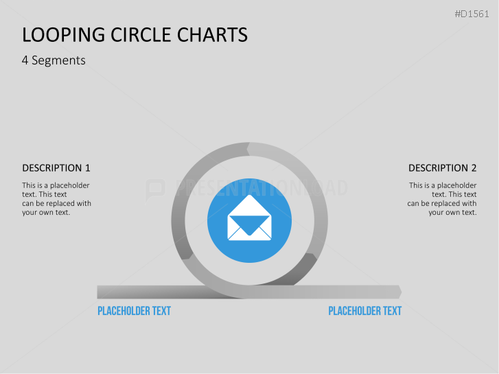 Circle Charts PowerPoint Template - Looping
