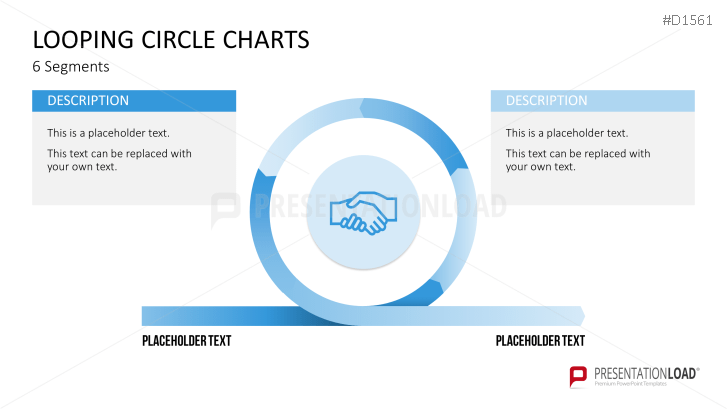 Circle Charts PowerPoint Template - Looping