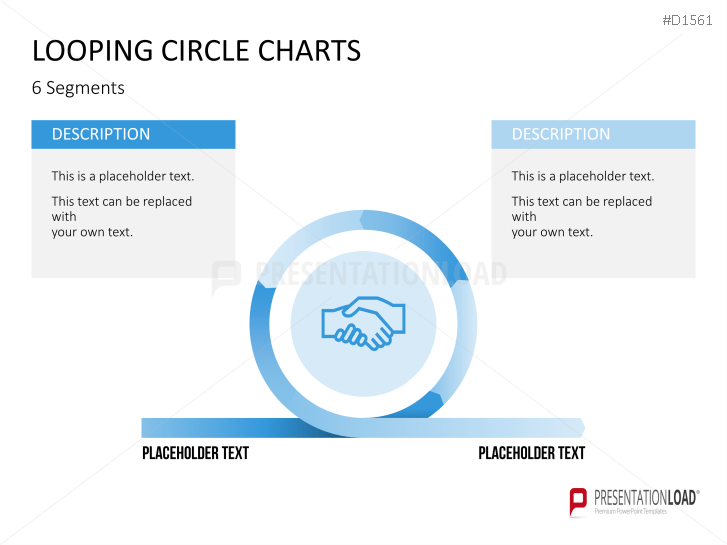 Circle Charts PowerPoint Template - Looping