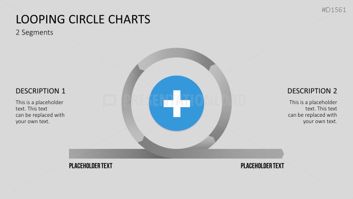 Circle Charts PowerPoint Template - Looping