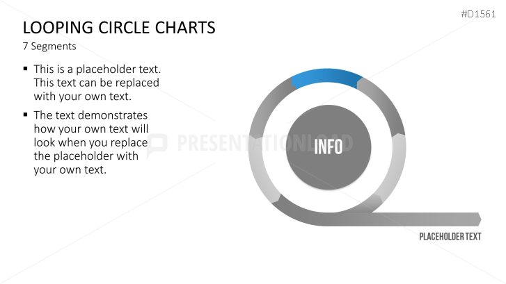 Circle Charts PowerPoint Template - Looping