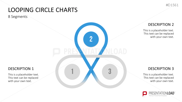 Circle Charts PowerPoint Template - Looping