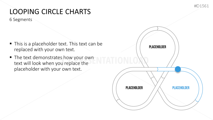 Circle Charts PowerPoint Template - Looping