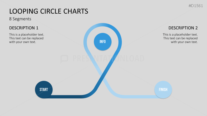 Circle Charts PowerPoint Template - Looping