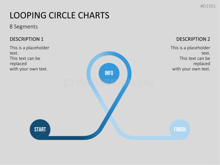Circle Charts PowerPoint Template - Looping