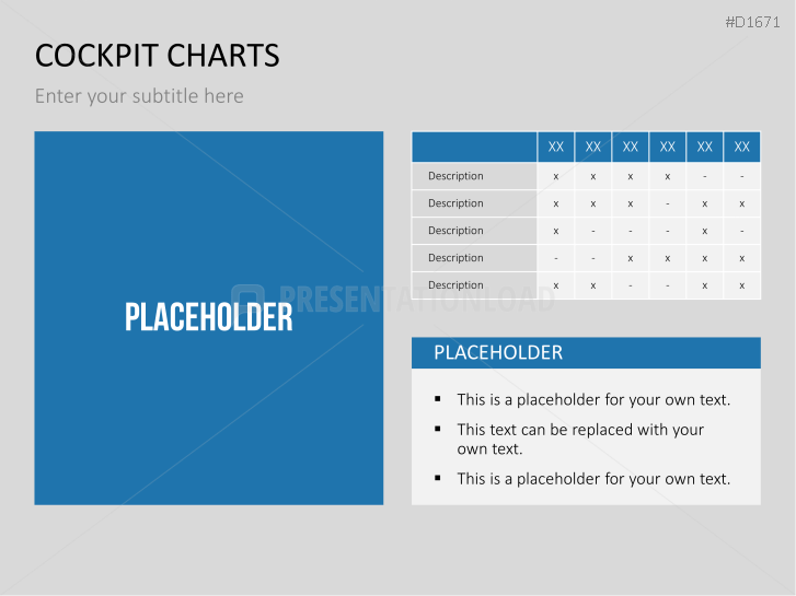 Cockpit-Charts | PowerPoint Vorlage | PresentationLoad