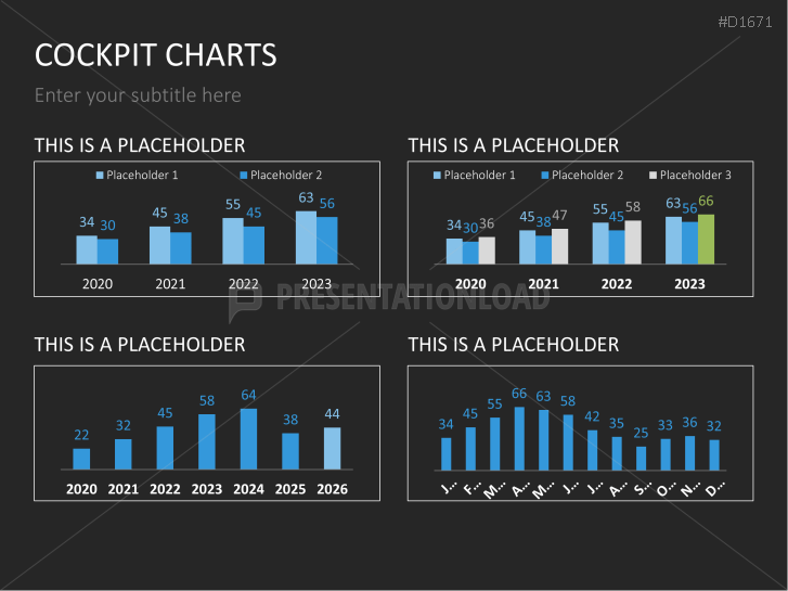 Cockpit Charts PowerPoint Template