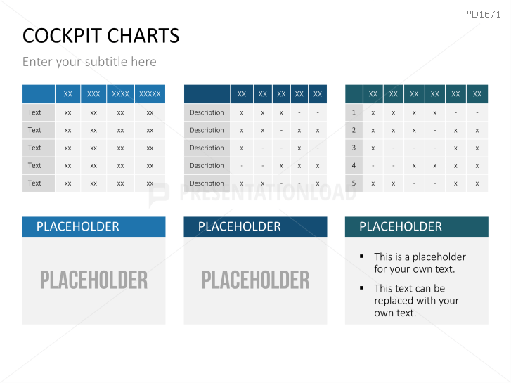 Cockpit Charts PowerPoint Template