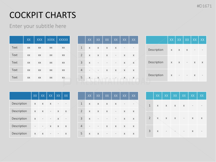 Cockpit Charts PowerPoint Template