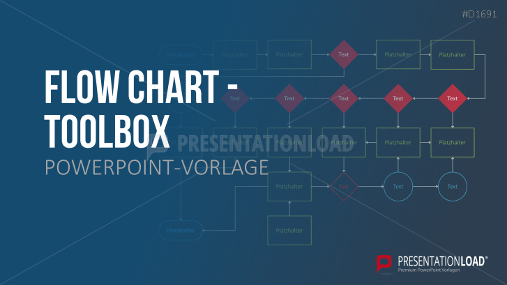 Flussdiagramme-Toolbox| PowerPoint-Vorlage