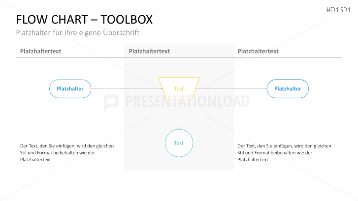 Flussdiagramme-Toolbox| PowerPoint-Vorlage