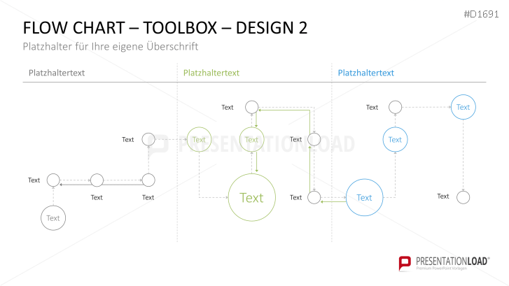 Flussdiagramme-Toolbox| PowerPoint-Vorlage