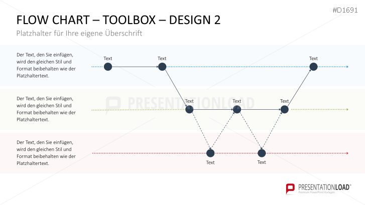 Flussdiagramme-Toolbox| PowerPoint-Vorlage