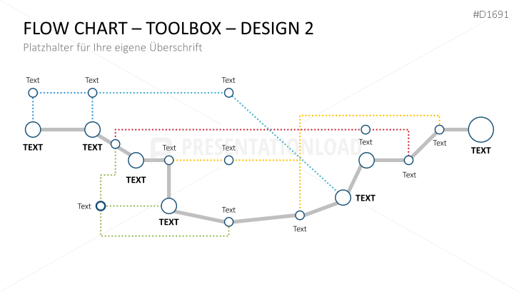 Flussdiagramme-Toolbox| PowerPoint-Vorlage