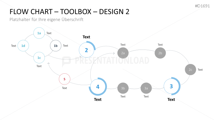 Flussdiagramme-Toolbox| PowerPoint-Vorlage