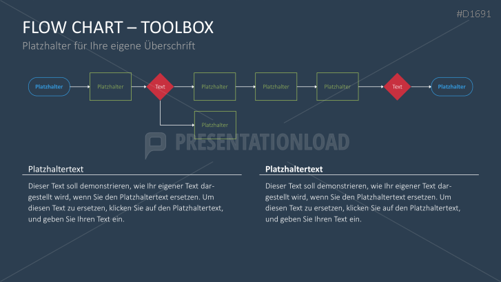 Flussdiagramme-Toolbox| PowerPoint-Vorlage