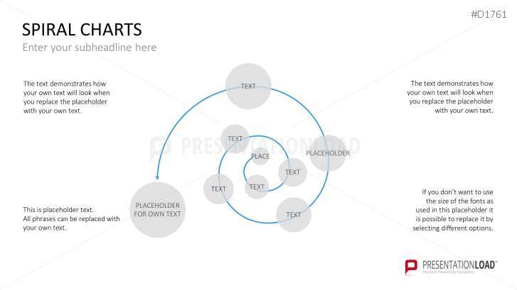 Spiral Charts | PowerPoint Templates | PresentationLoad