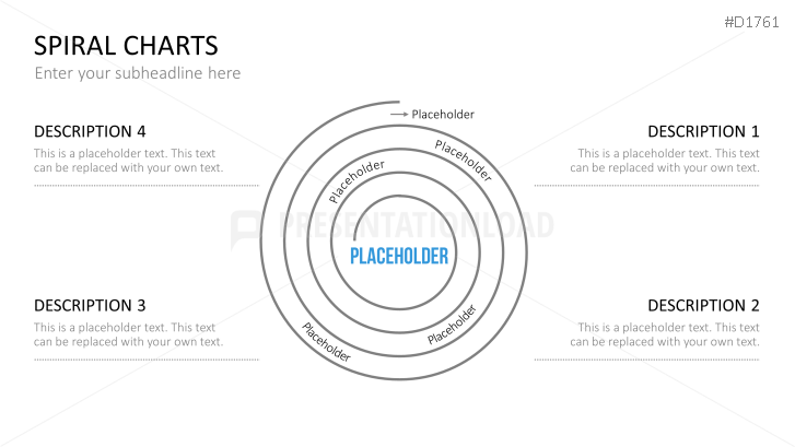 Spiral Charts | PowerPoint Templates | PresentationLoad