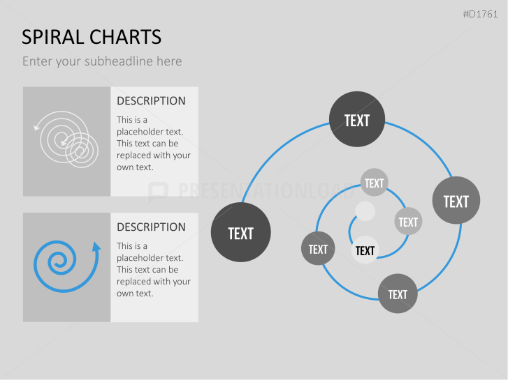 Spiral Charts | PowerPoint Templates | PresentationLoad