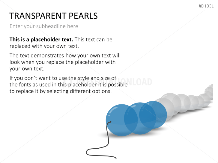 Transparent Pearls | PowerPoint Templates | PresentationLoad