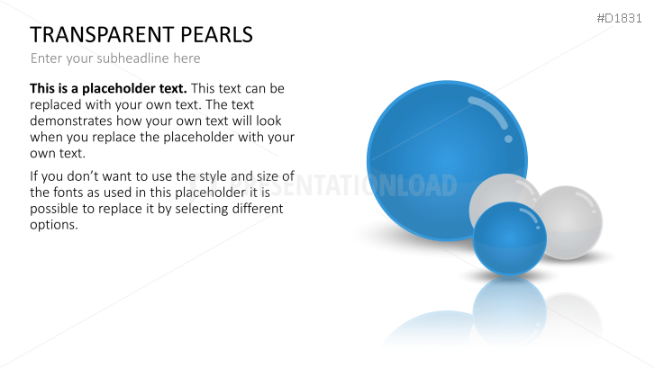 Transparent Pearls | PowerPoint Templates | PresentationLoad