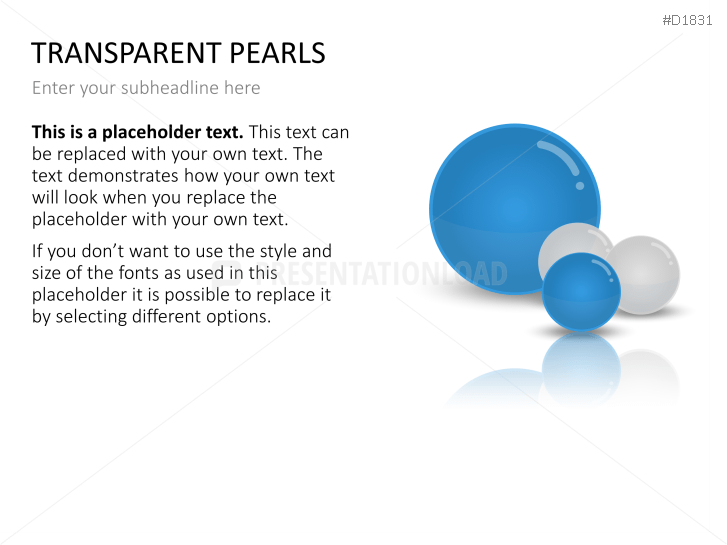 Transparent Pearls | PowerPoint Templates | PresentationLoad