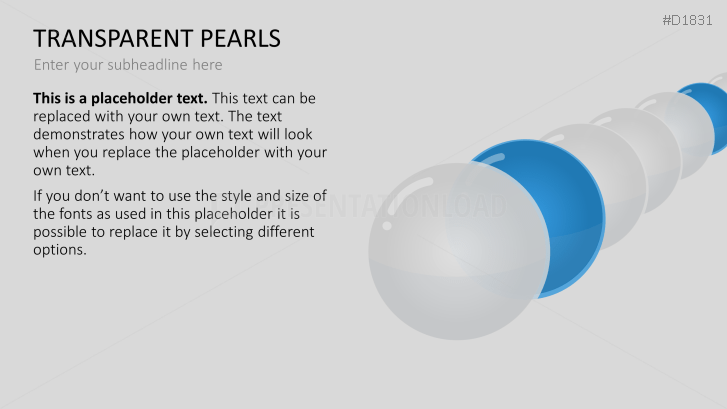 Transparent Pearls | PowerPoint Templates | PresentationLoad