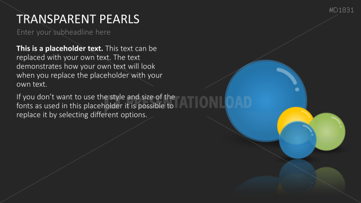 Transparent Pearls | PowerPoint Templates | PresentationLoad
