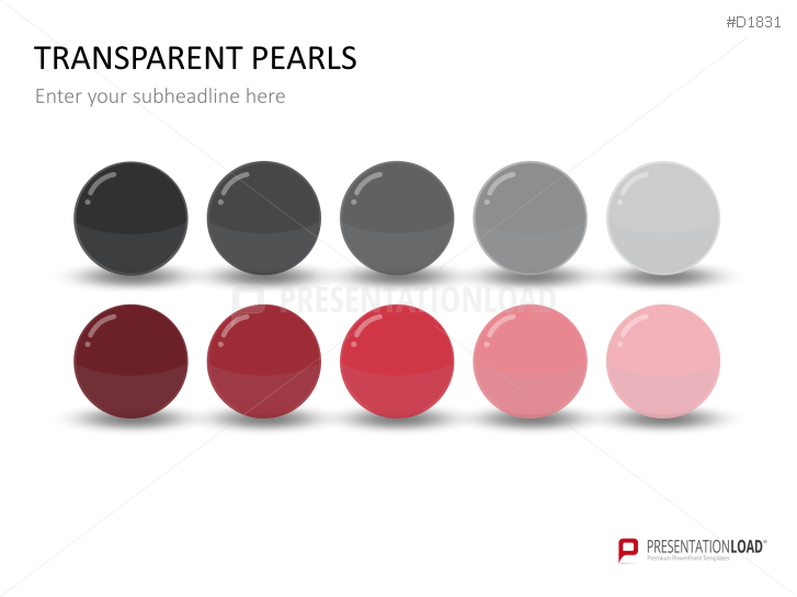 Transparent Pearls | PowerPoint Templates | PresentationLoad