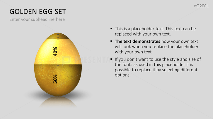Golden Egg Set | PowerPoint Templates | PresentationLoad