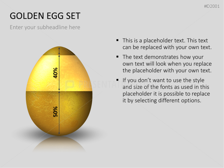 Golden Egg Set | PowerPoint Templates | PresentationLoad