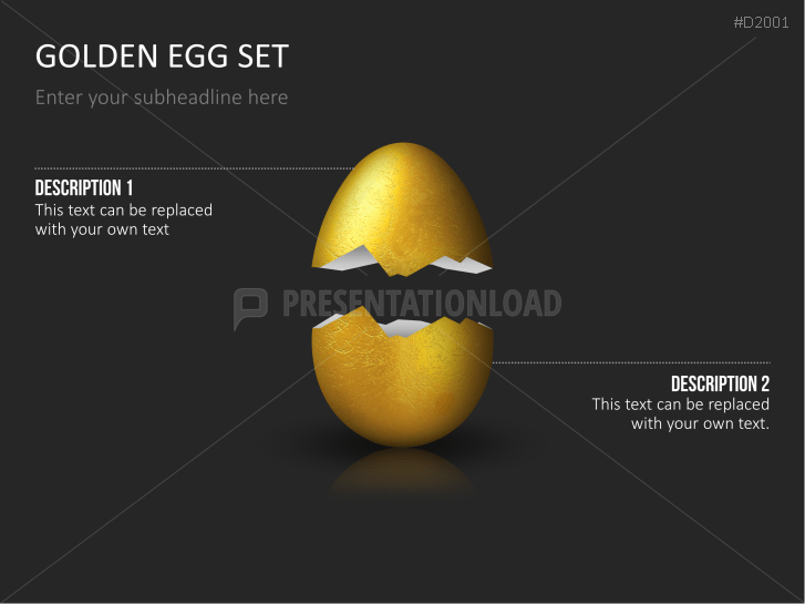 Golden Egg Set | PowerPoint Templates | PresentationLoad