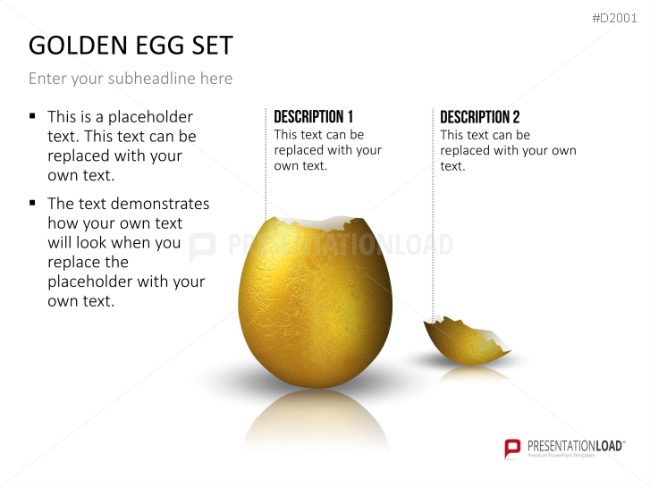 Golden Egg Set | PowerPoint Templates | PresentationLoad