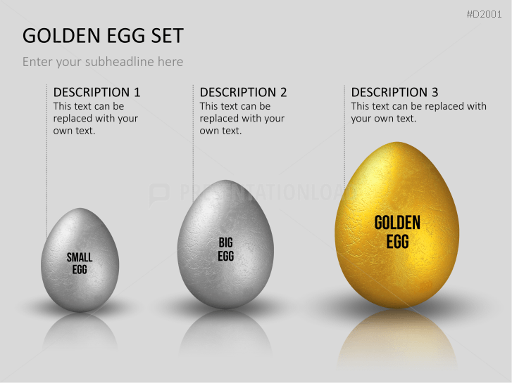 Golden Egg Set | PowerPoint Templates | PresentationLoad