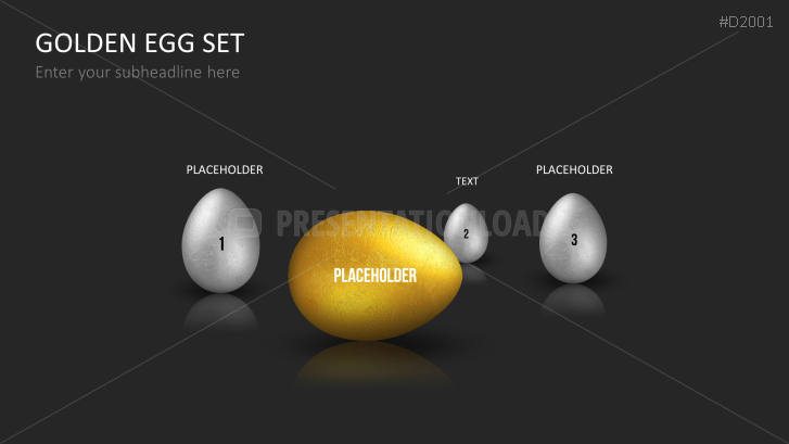 Golden Egg Set | PowerPoint Templates | PresentationLoad
