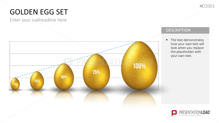 Golden Egg Set | PowerPoint Templates | PresentationLoad