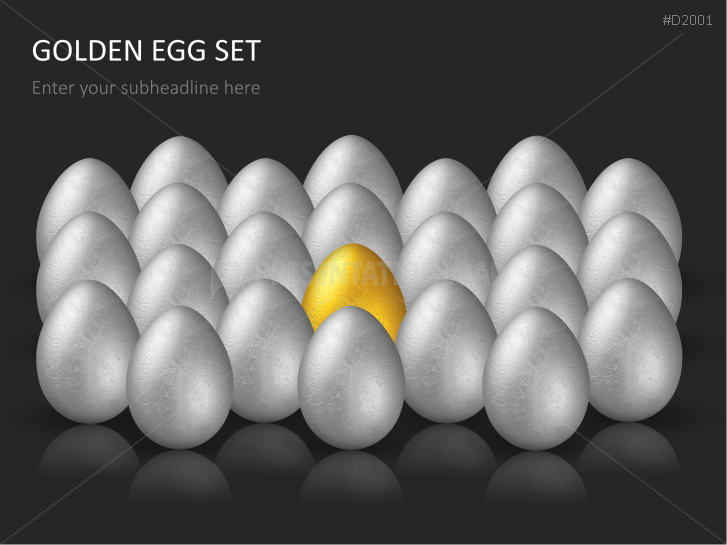 Golden Egg Set | PowerPoint Templates | PresentationLoad