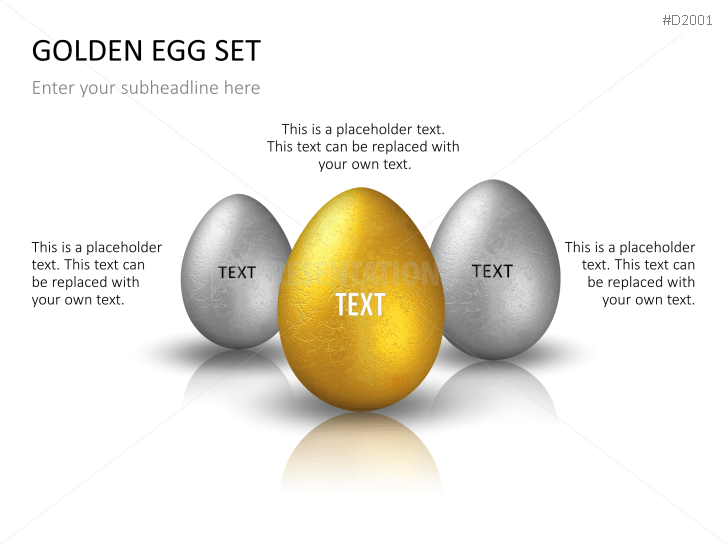 Golden Egg Set | PowerPoint Templates | PresentationLoad