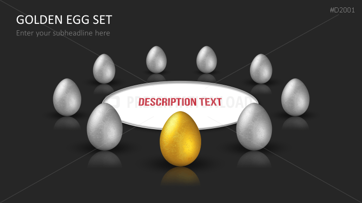 Golden Egg Set | PowerPoint Templates | PresentationLoad