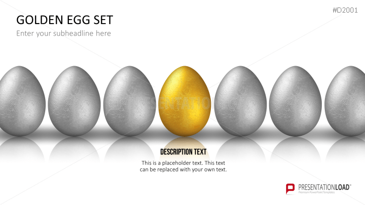 Golden Egg Set | PowerPoint Templates | PresentationLoad