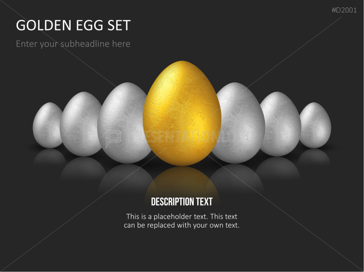 Golden Egg Set | PowerPoint Templates | PresentationLoad