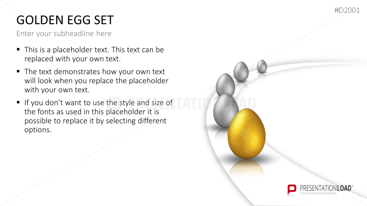 Golden Egg Set | PowerPoint Templates | PresentationLoad