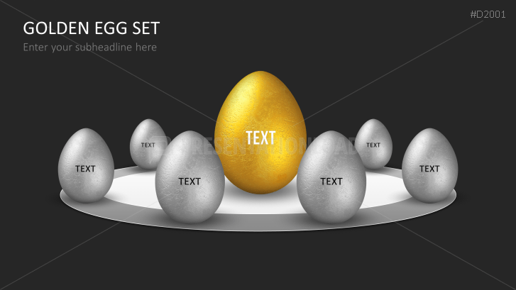 Golden Egg Set | PowerPoint Templates | PresentationLoad
