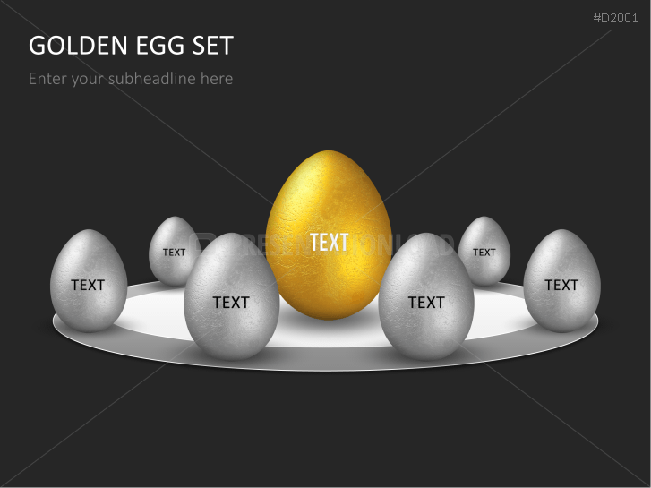 Golden Egg Set | PowerPoint Templates | PresentationLoad