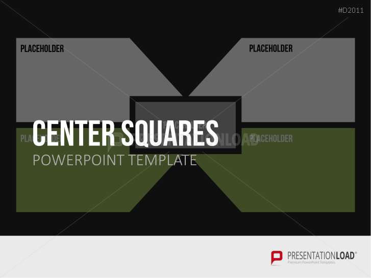 Center Spheres PowerPoint Template