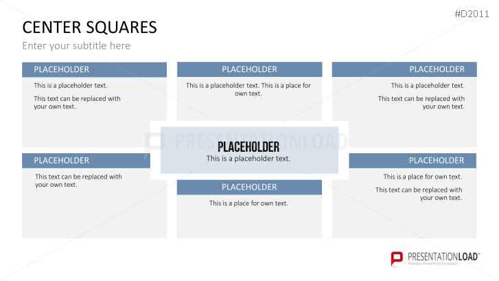 Center Spheres PowerPoint Template