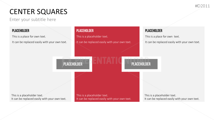 Center Spheres PowerPoint Template